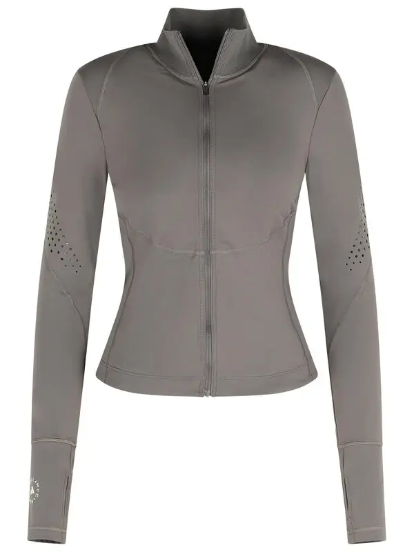 Adidas By Stella McCartney Tpr Polyamide Blend Sweatshirt - Grey