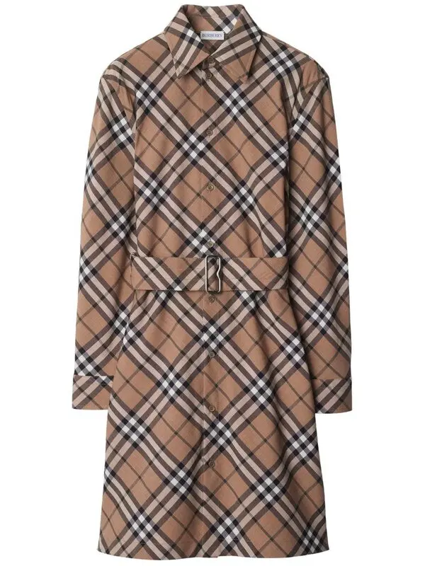 Burberry Nova Check Pattern Dress - Linden