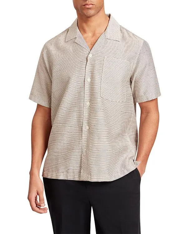 Ted Baker London Wicck Relaxed Textured Stripe Shirt