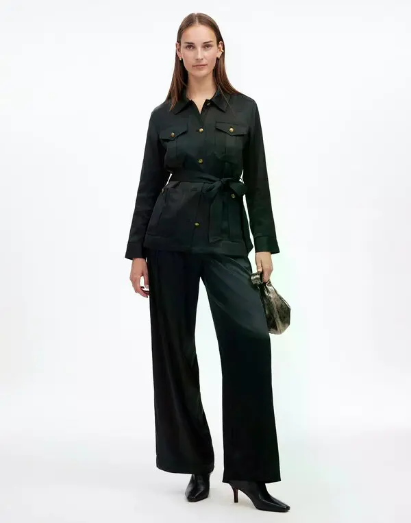 Madewell Double-faced Satin Safari Jacket