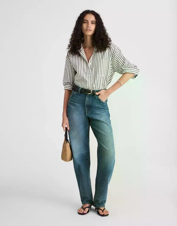 Madewell The Balloon Jean - Greendale Wash