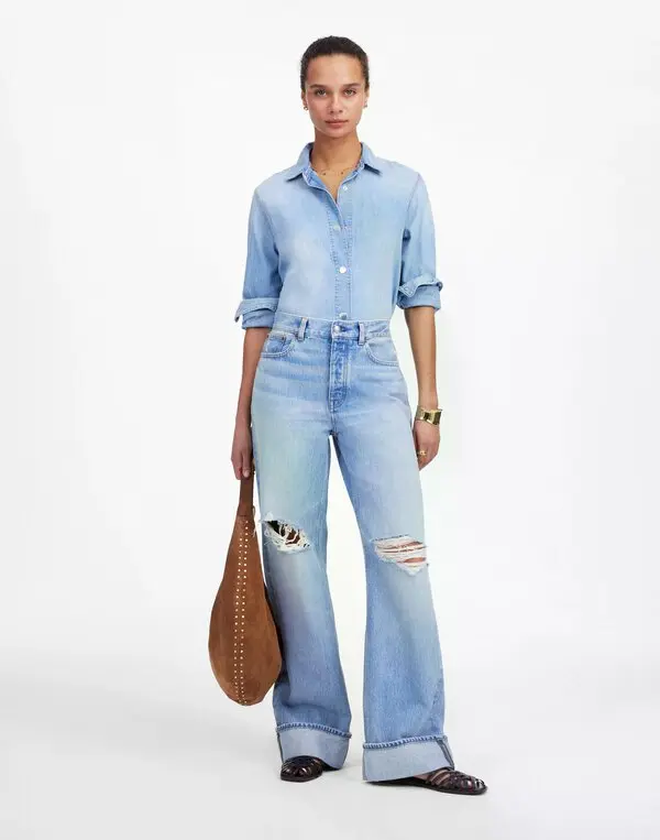Madewell Petite Low-slung Baggy Jeans