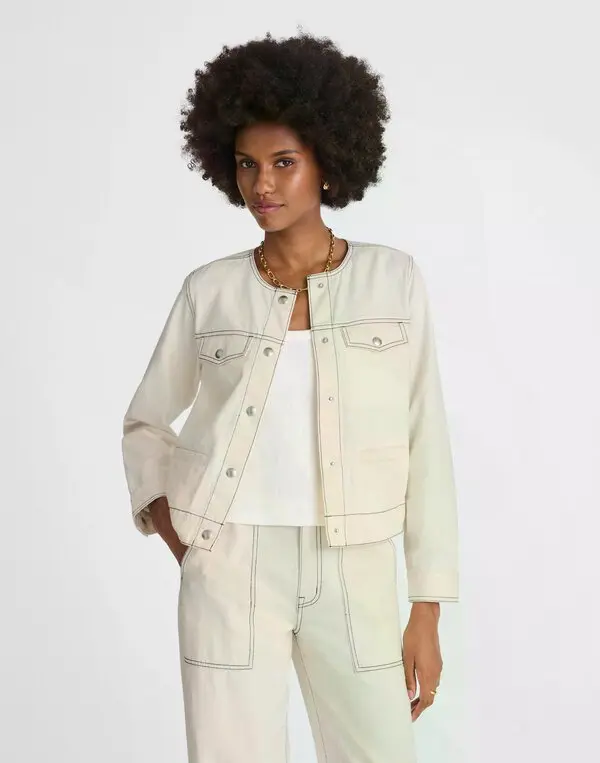 Madewell Denim Cinched Lady Jacket