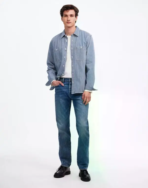 Madewell The 1991 Straight-leg Stretch Selvedge Jeans