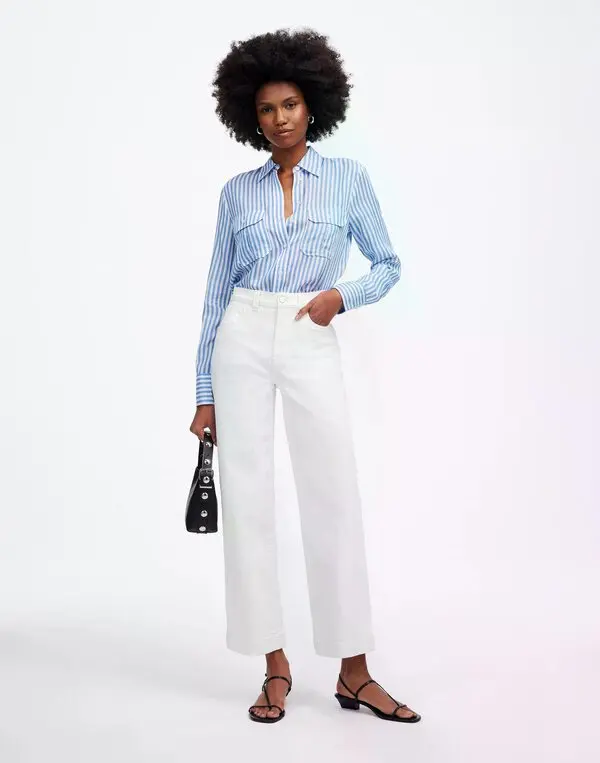 Madewell The Perfect Vintage Wide-leg Crop Jean