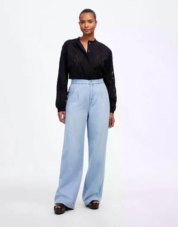 Madewell The Curvy Harlow Wide-leg Denim Trouser