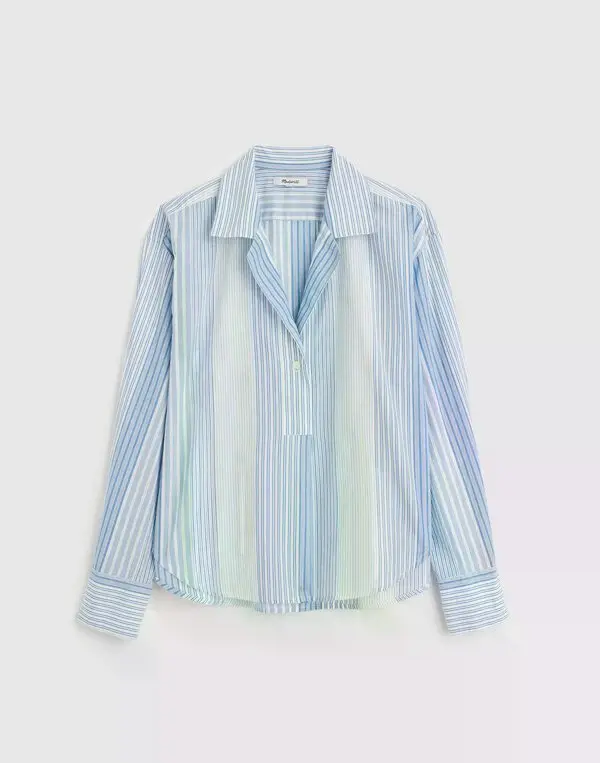 Madewell Notch-collar Popover Shirt