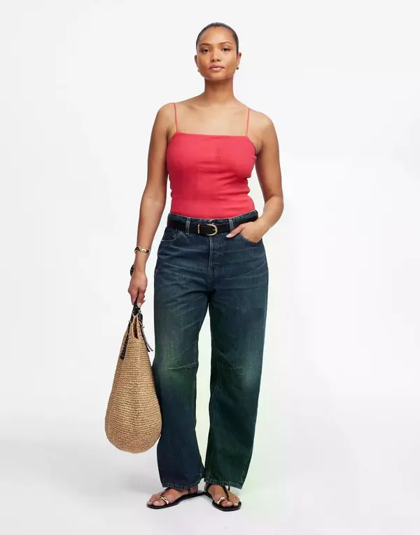 Madewell The Tall Curvy Darted Barrel-leg Jean - Danver Wash