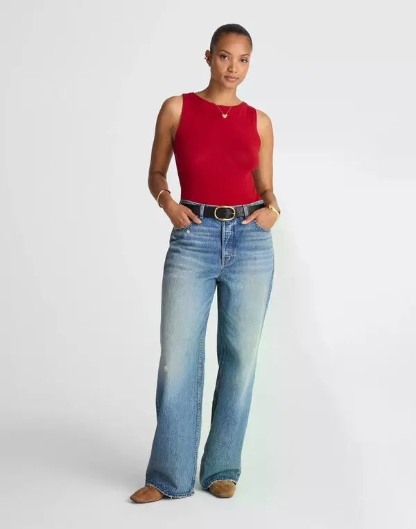 Madewell The Petite Curvy Low-slung Baggy Jean