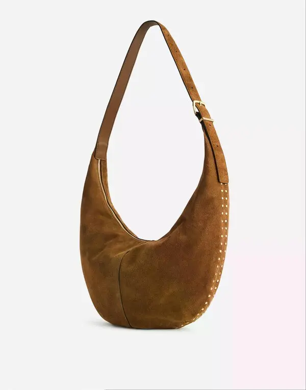 Madewell The Essential Curve Shoulder Bag - Aged Cognac