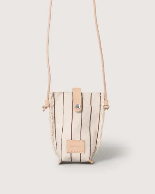 GRAF LANTZ Hana Canvas Phone Crossbody - Seashell