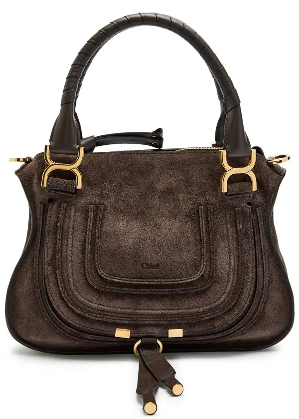 Chloé Marcie Small Suede Shoulder Bag