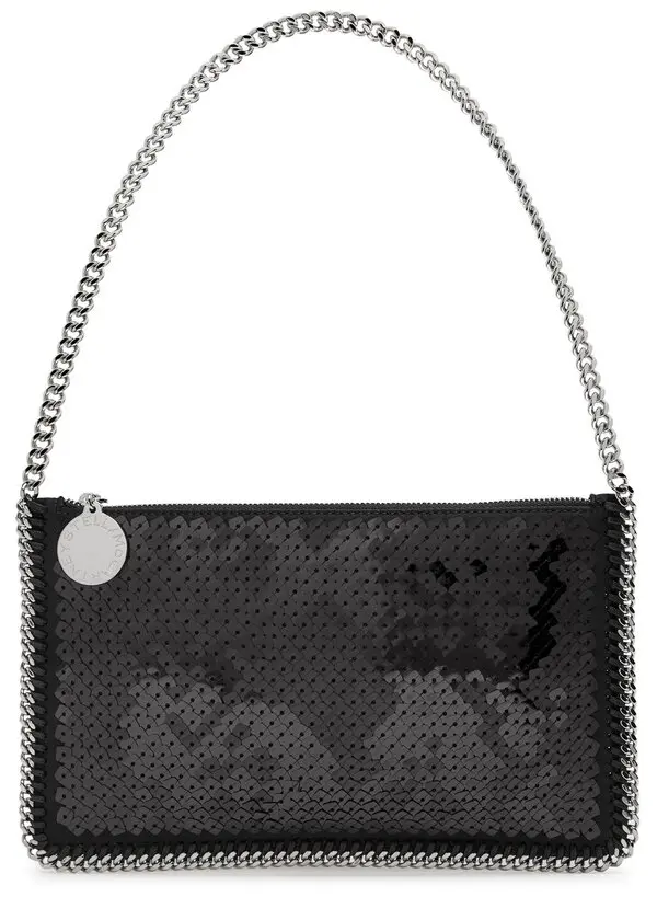 Stella McCartney Falabella Sequin-embellished Pochette