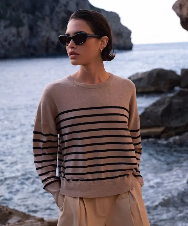 Jenni Kayne Avery Crewneck Top - Multicolor,stripe