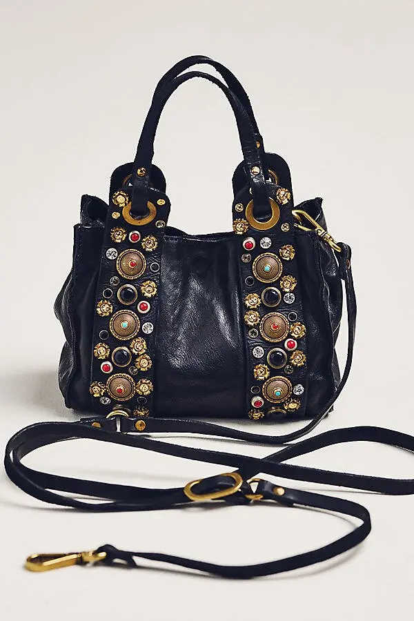 CAMPOMAGGI Dafne Studded Crossbody Bag