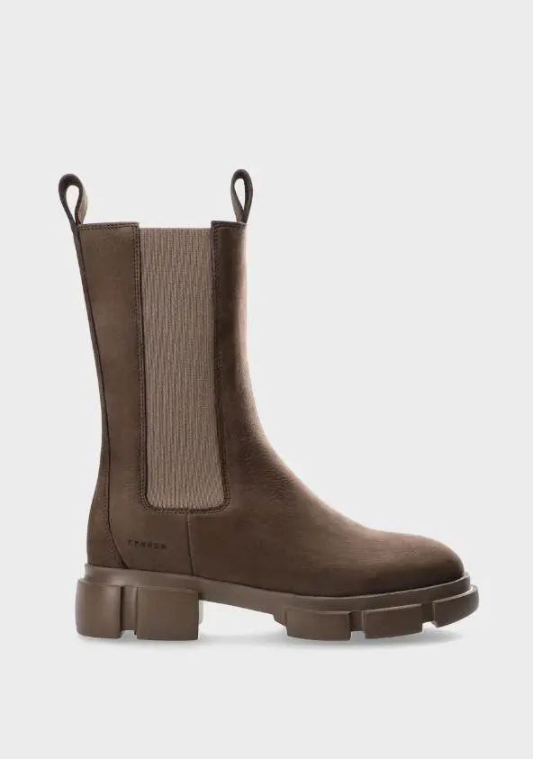 SUMMERY COPENHAGEN Mid-height Leather Chelsea Boots