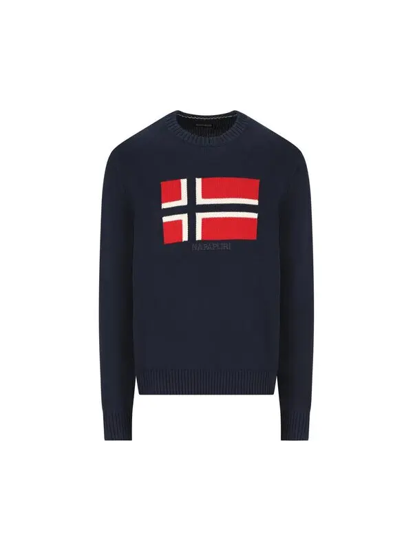 NAPAPIJRI Mura Crew Neck Sweater - Blue
