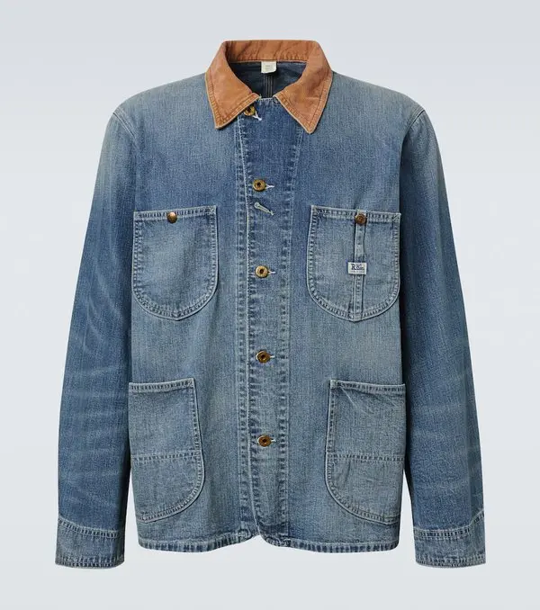 Ralph Lauren Stockton Corduroy-trimmed Denim Jacket