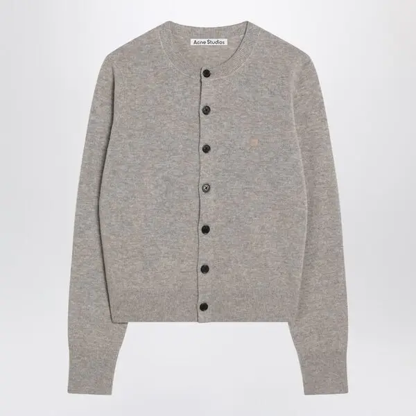 Acne Studios Melange Cardigan - Grey
