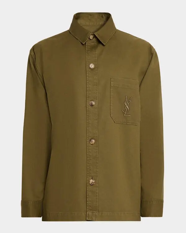 Saint Laurent Denim Pocket Overshirt
