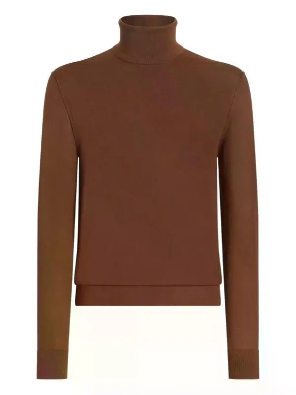 Dolce & Gabbana Turtleneck Sweater - Brown