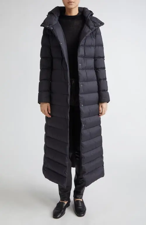 Herno Quilted Nylon Down Maxi Coat