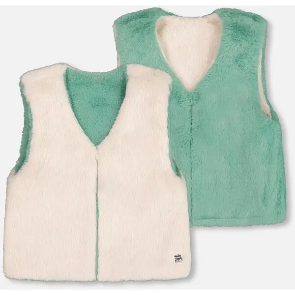 DEUX PAR DEUX Reversible Faux Fur Vest