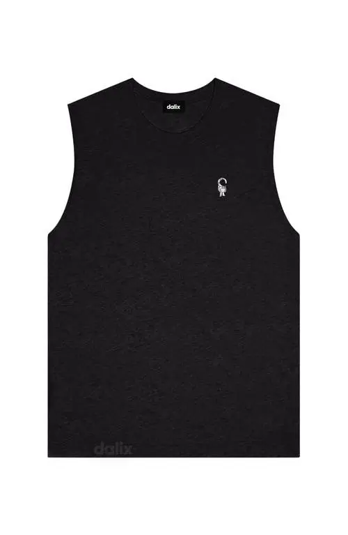 DALIX Astronaut Muscle Tank - Dark Heather