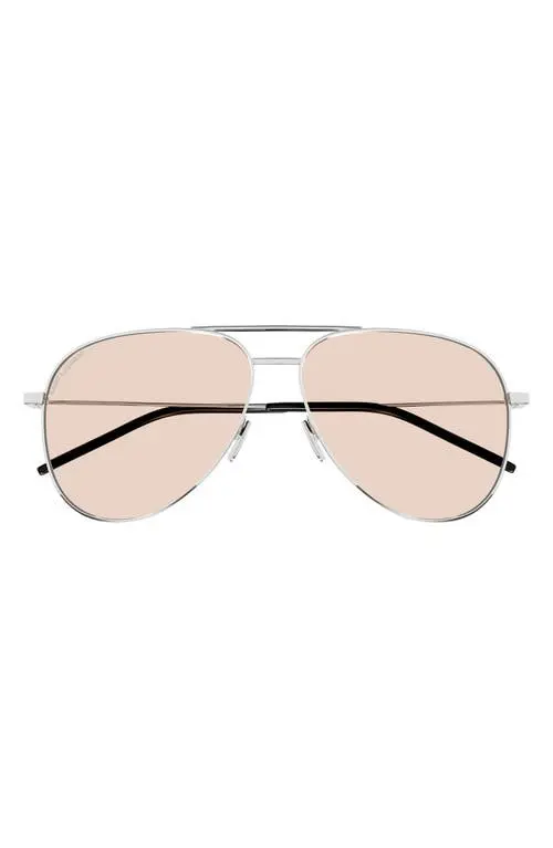 Saint Laurent 59mm Pilot Sunglasses