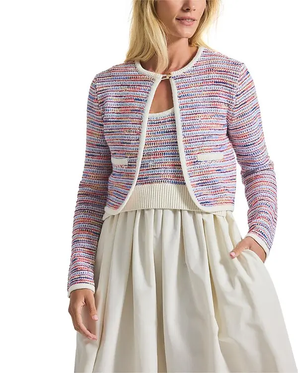 Derek Lam 10 Crosby Findley Space-dyed Cardigan - Raspberry