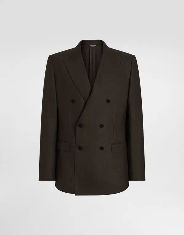 Dolce & Gabbana Double-breasted Taormina Wool Jacket