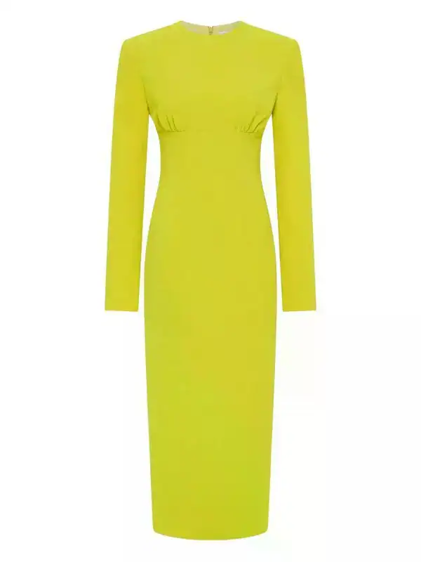 Rachel Gilbert Dover Long-Sleeved Maxi Dress - Green | Editorialist