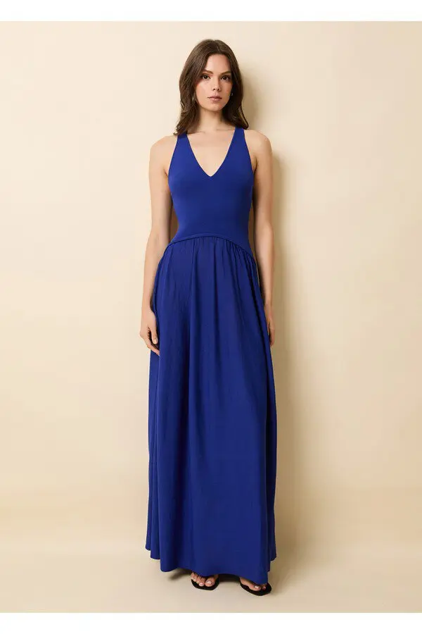 Solid & Striped Maggie Maxi Dress - Blue