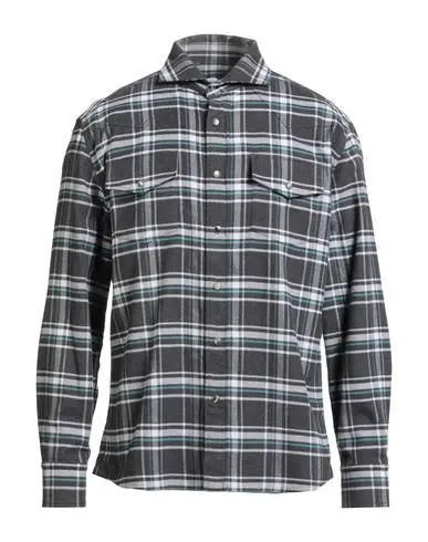 Fedeli Shirt Charcoal Size Cotton