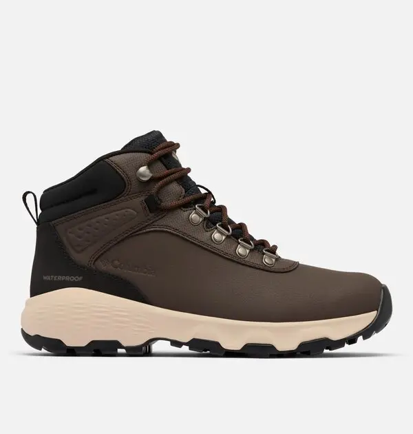 Columbia Newton Wander™ Leather Boot Wide - Cordovan, Black