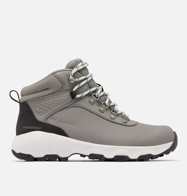 Columbia Newton Wander™ Leather Boot - Quarry, Cool Green