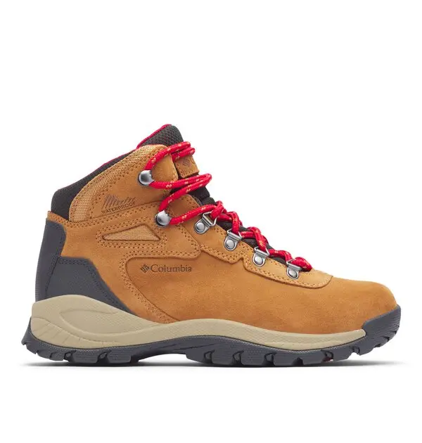 Columbia Newton Ridge™ Plus Waterproof Amped Hiking Boot - Elk, Mountain Red