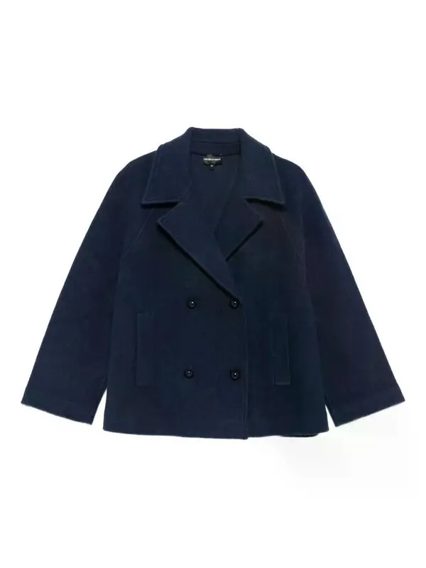 Emporio Armani Double-breasted Wool Jacket