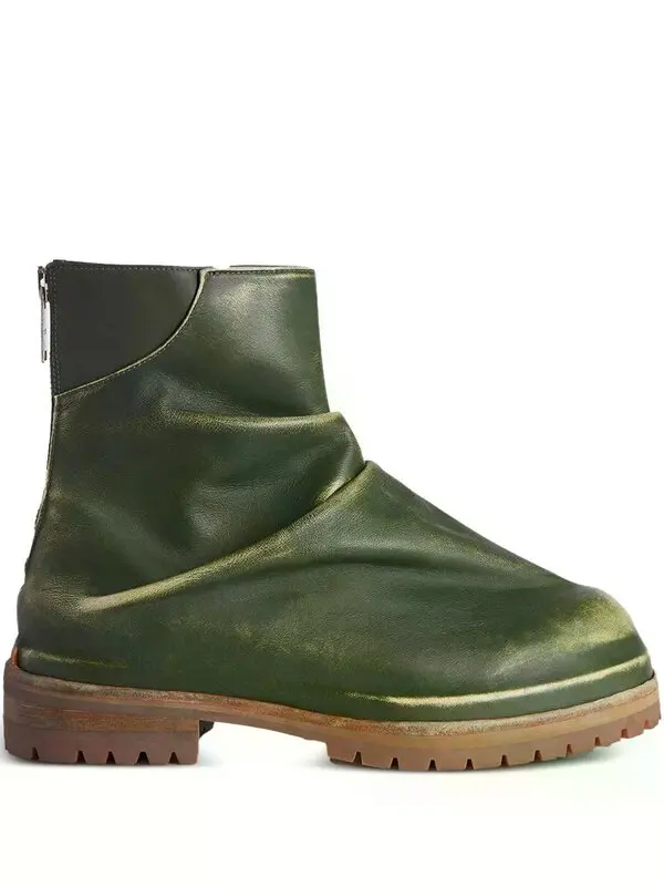 424 Marathon Distressed Boots - Green