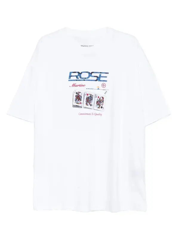 Martine Rose Playing-card Graphic T-shirt