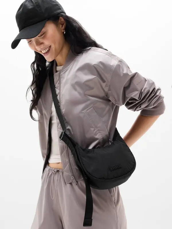 Athleta Mini Crescent Bag - Black
