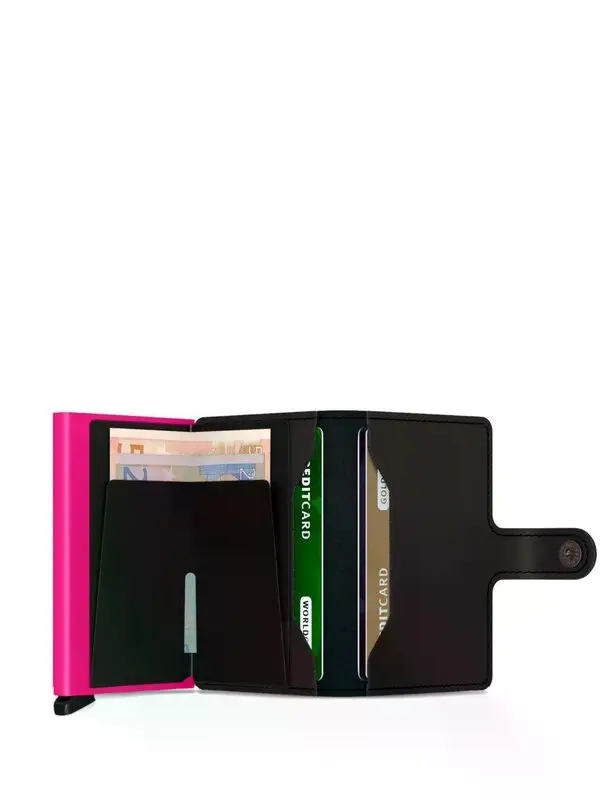 SECRID Leather Cardholder - Black