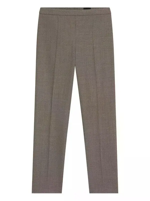 Hugo Boss Textured Wool-blend Straight Trousers