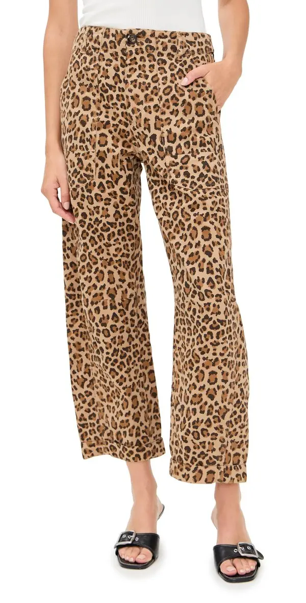 PISTOLA Tori Leopard Print Pants - Feline