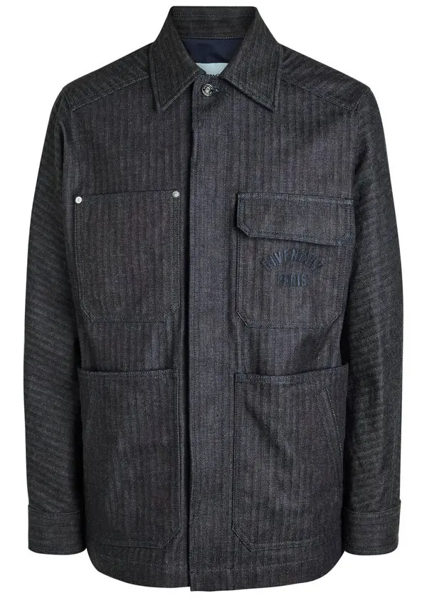 Givenchy Logo-embroidered Denim Jacket