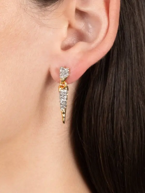 Alexis Bittar Solanales Crystal Spear Drop Earrings