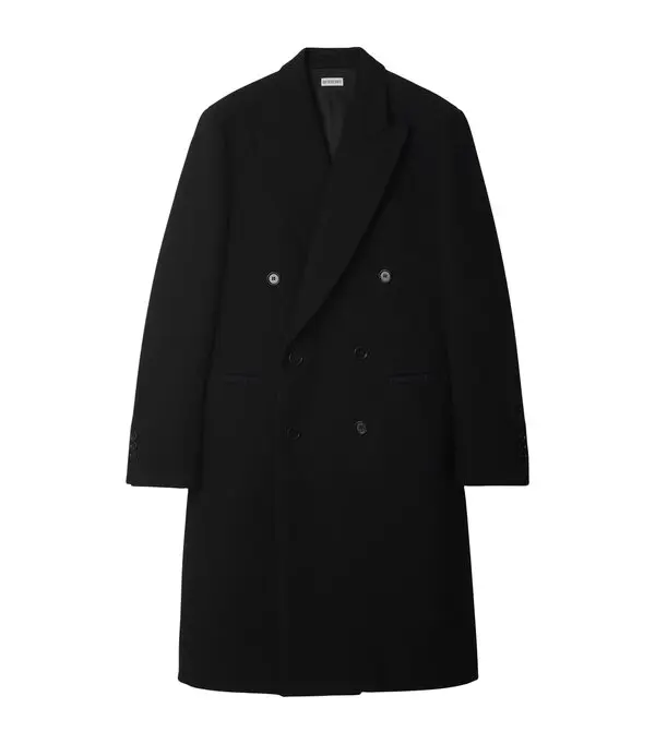 Burberry Wool Double-breasted Tailored Coat