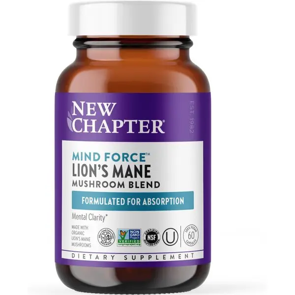 NEW CHAPTER Mind Force Lion's Mane 60 Capsules