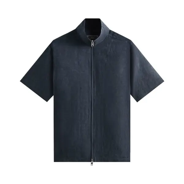Kith Colton Zip Up Shirt Nocturnal