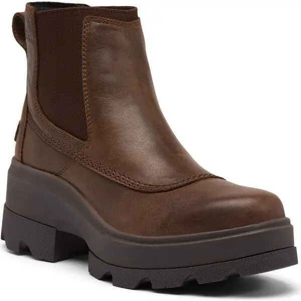 Sorel Joan Frwd Chelsea Boot - Tobacco/blackened Brown